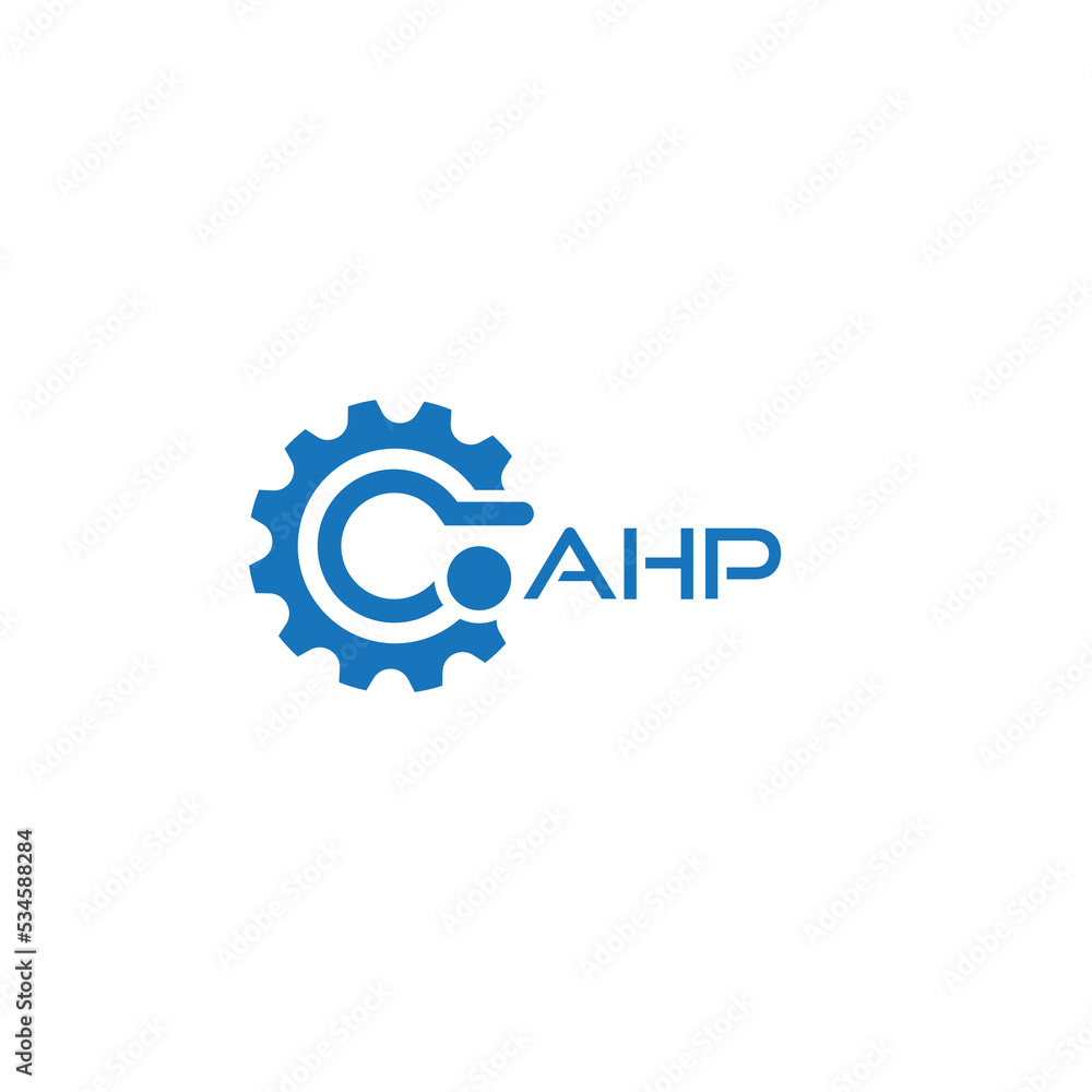Vetor do Stock: AHP letter design for logo and icon.AHP typography for ...
