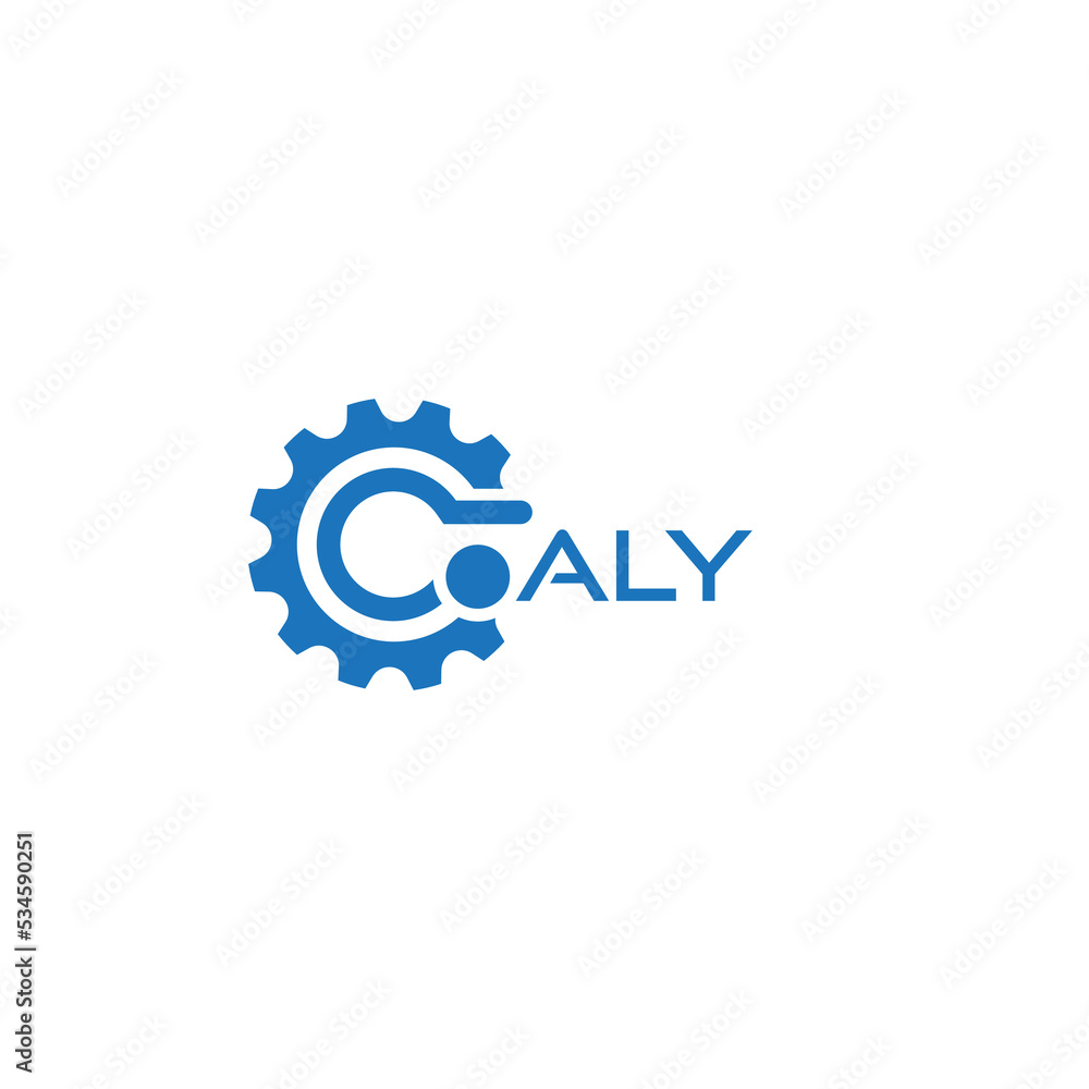 ALY letter design for logo and icon.ALY typography for technology ...