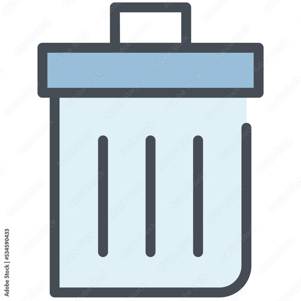 garbage can, recycle bin, rubbish, bin, trash, trash can, icon, ux, ui ...