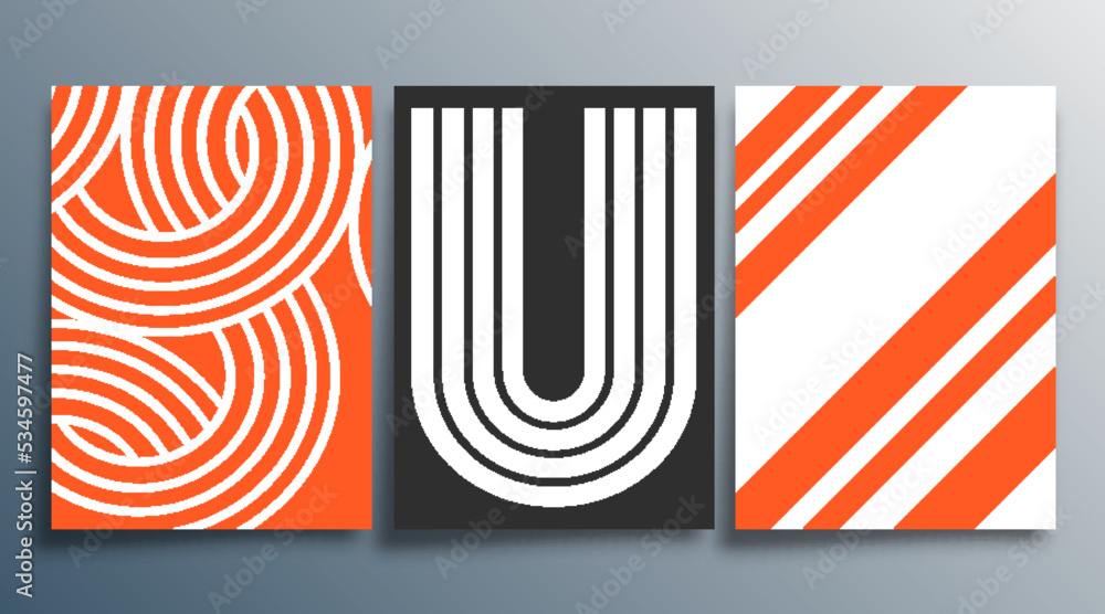 Minimal Design for flyers, posters, brochure covers, background ...