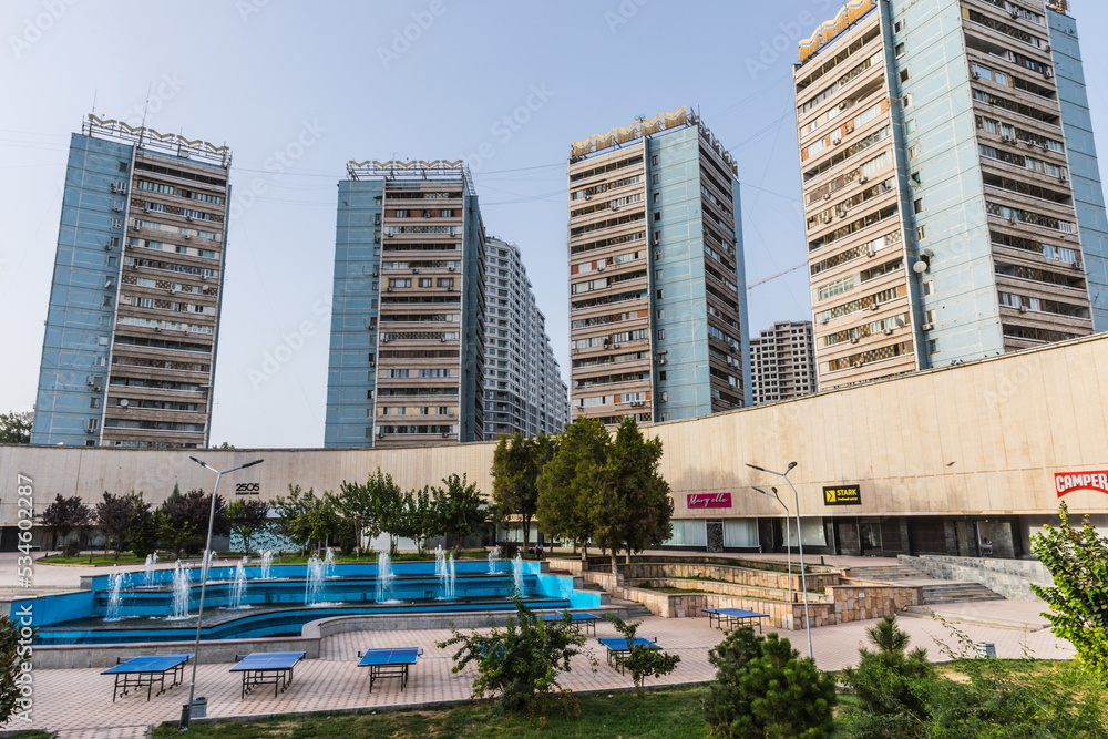 Tashkent, Uzbekistan - September 12, 2022: streets in the historical ...