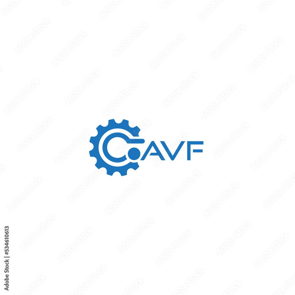AVF letter design for logo and icon.AVF typography for technology ...
