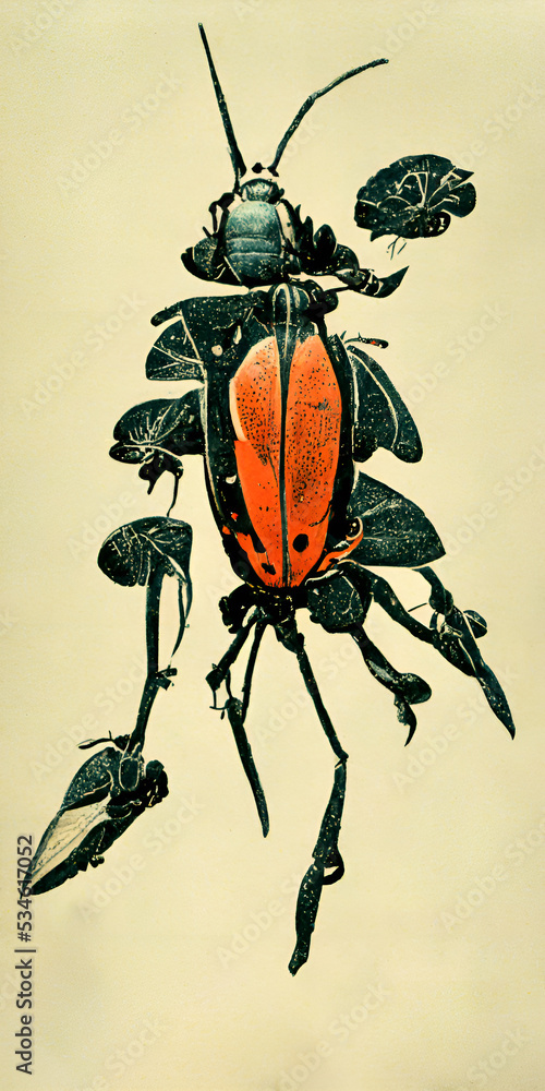 vertical panoramas: broken insects (originally designed for gig posters ...