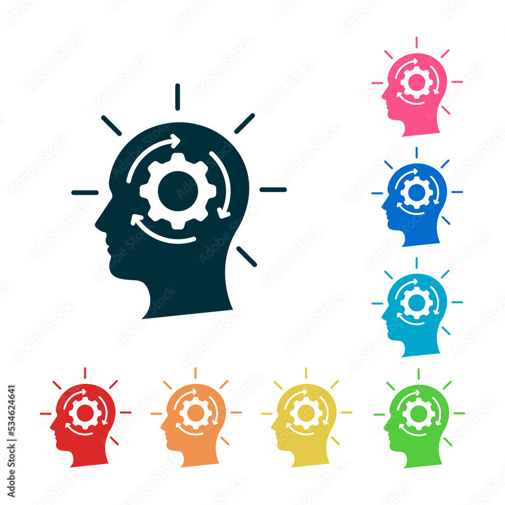 Realization icon. Simple creative element. Realization icon for ...