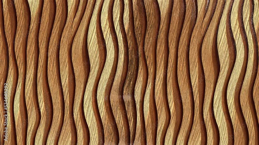 Wood and plaster seamless looping animation with waves animation ...