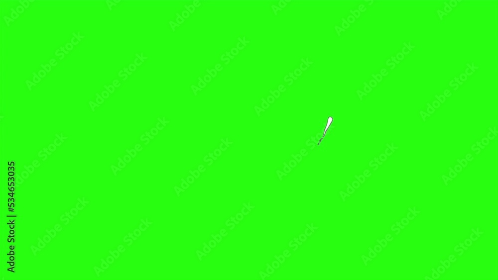Loop animation doodle art on green screen background Stock 비디오 | Adobe ...
