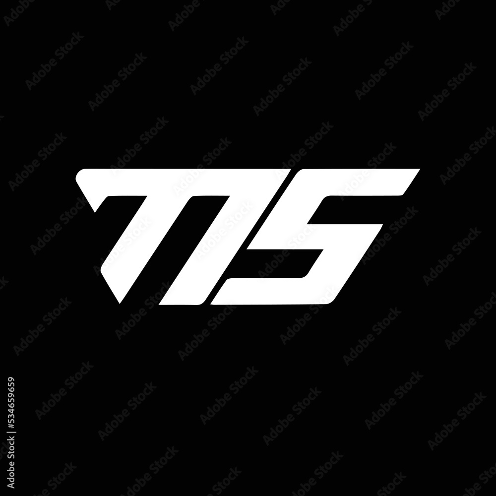 NS NS Logo Design, Creative Minimal Letter NS NS Monogram Stock Vector ...