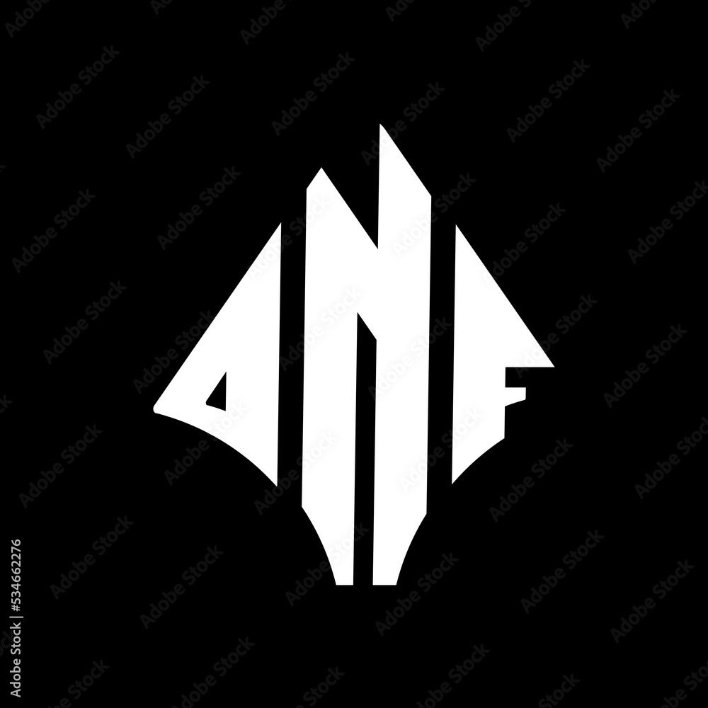 DNF logo. DNF letter. DNF letter logo design. DNF modern and creative ...