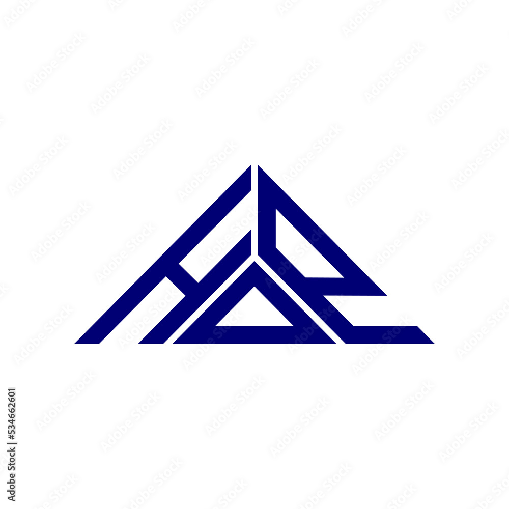 HOP letter logo creative design with vector graphic, HOP simple and ...