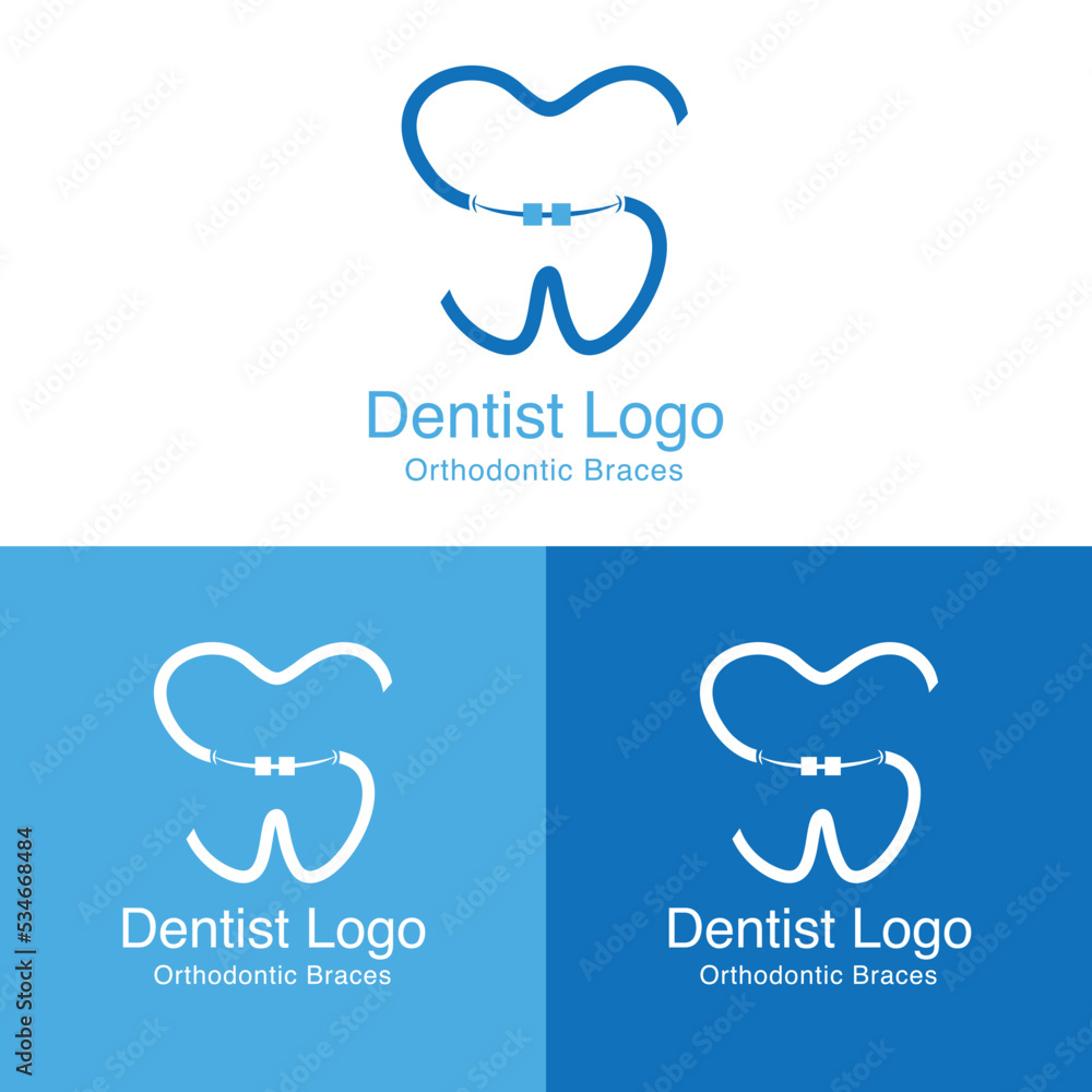 Dentist logo, S dentist logo idea Stock Vector | Adobe Stock
