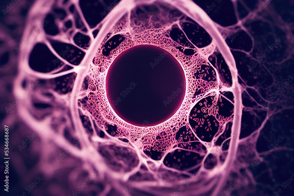 Cancer cell, tumor malignant network. Immune disease, chemotherapy ...