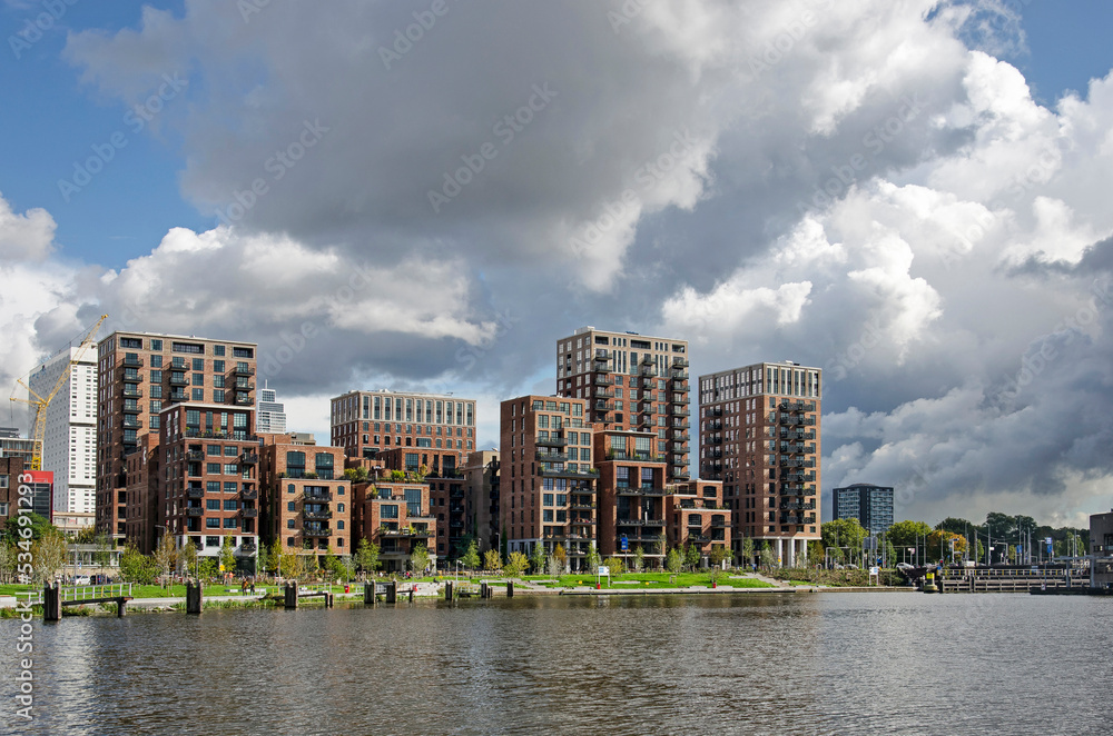 Rotterdam, The Netherlands, September 28, 2022: recently completed ...