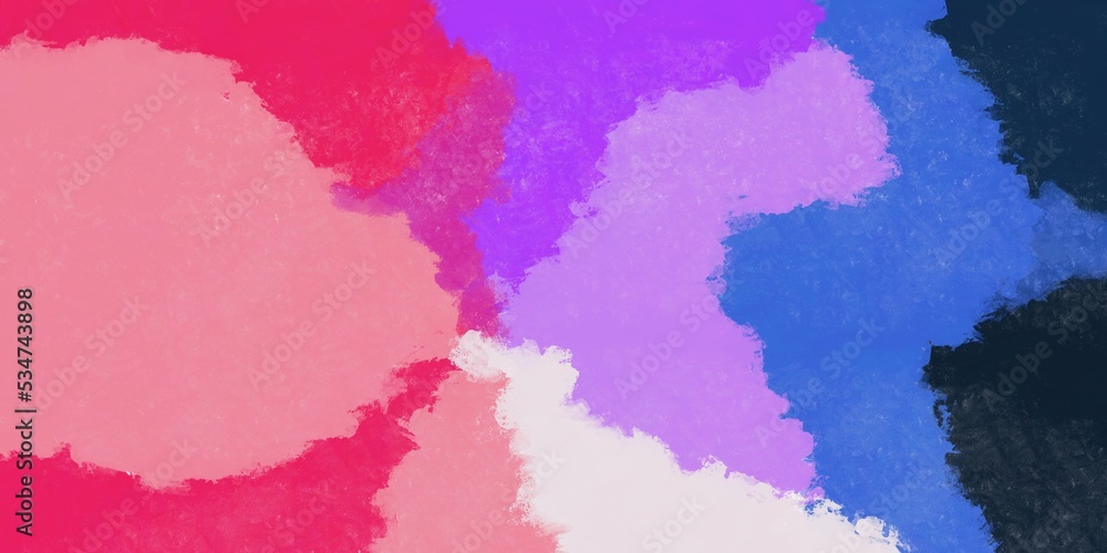 Artistic simple modern abstraction. The color illustration in bright ...