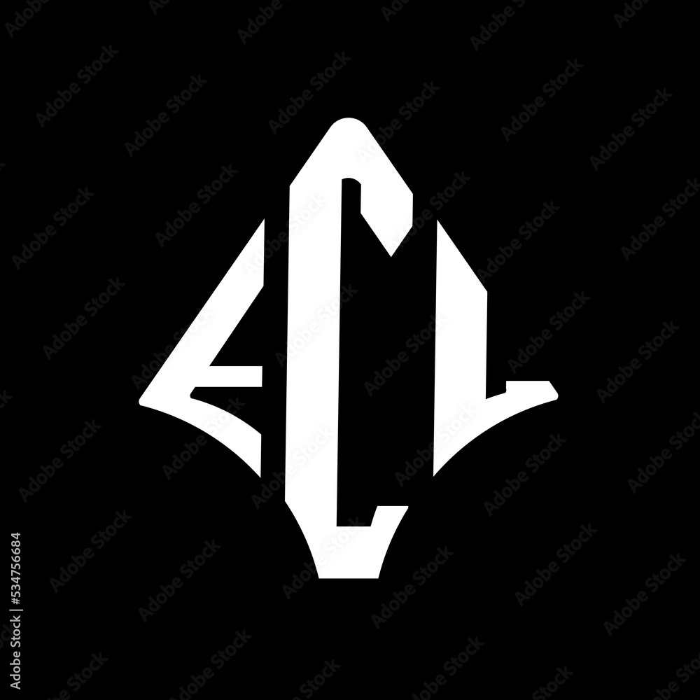 ECL logo. ECL letter. ECL letter logo design. ECL modern and creative ...
