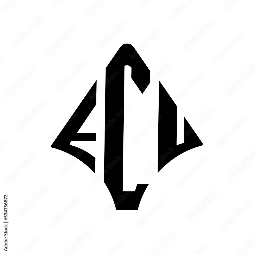 ECU logo. ECU letter. ECU letter logo design. ECU modern and creative ...