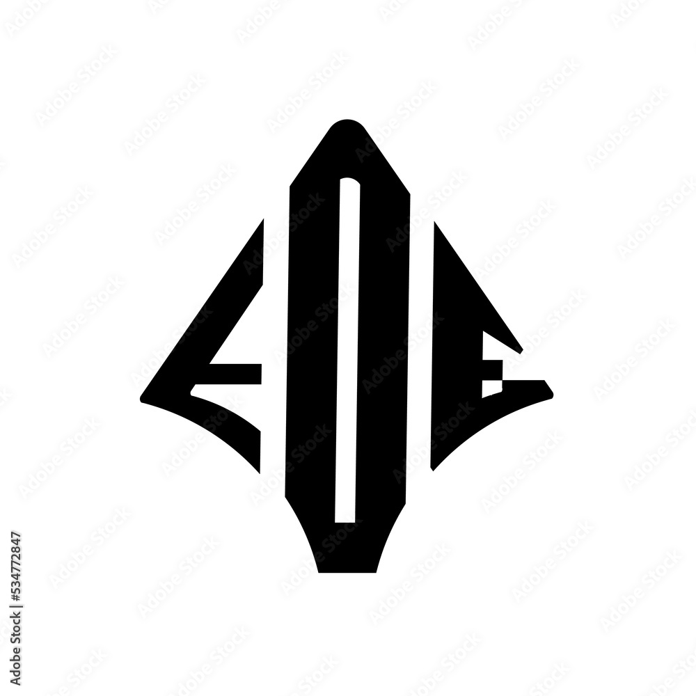 EOE logo. EOE letter. EOE letter logo design. EOE modern and creative ...