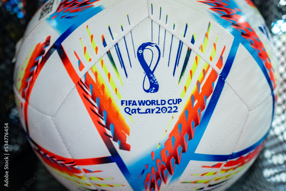 September 2, 2022, Doha, Qatar, The official ball of the FIFA World Cup ...