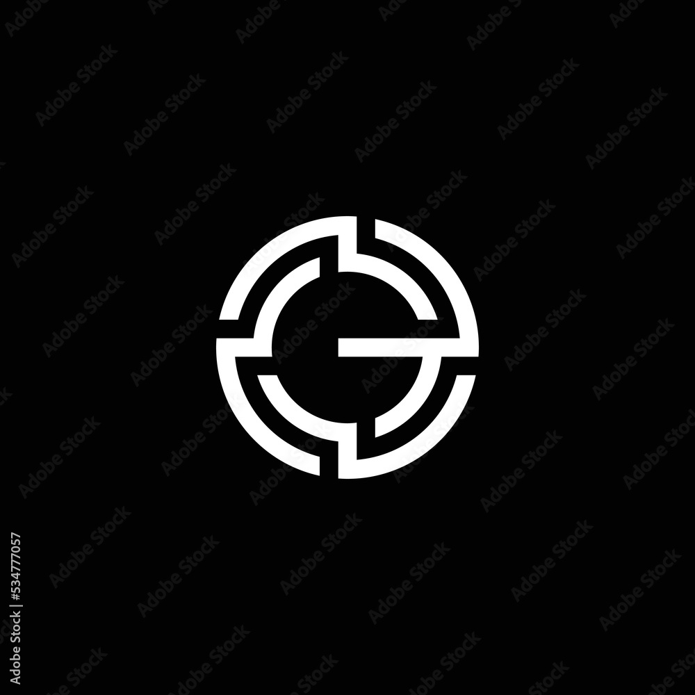 Vetor de G monogram logo, e monogram logo, ge logo or eg logo ideas do ...