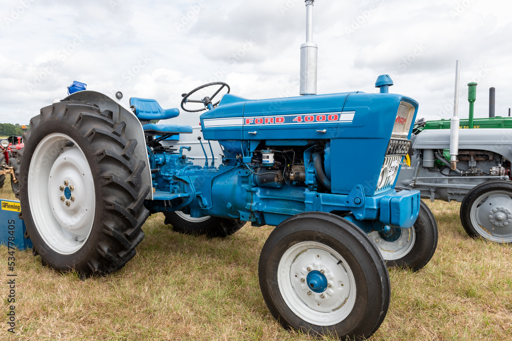 Close up of a Ford 4000 tractor Stock 写真 | Adobe Stock