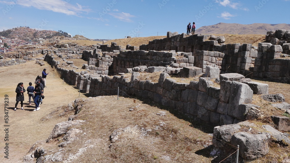 La construction historique Inca de Saqsaywaman, un vestige de la ...