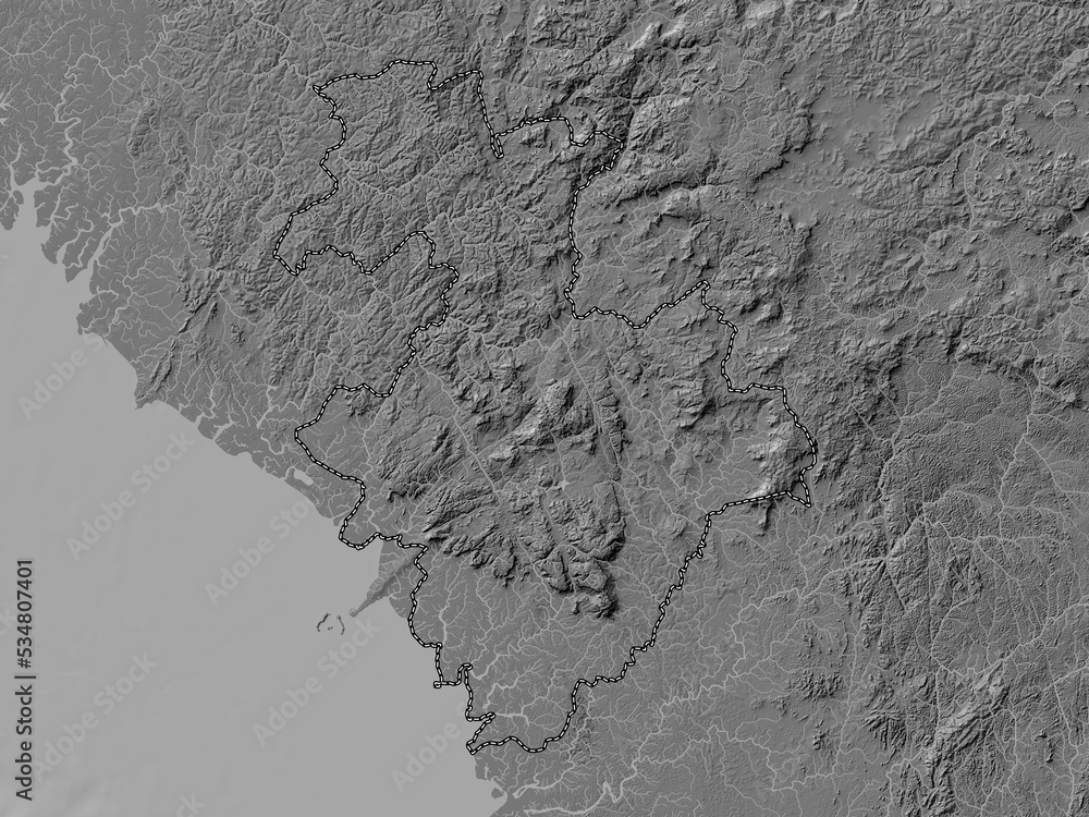 Kindia, Guinea. Bilevel. No legend Illustration Stock | Adobe Stock