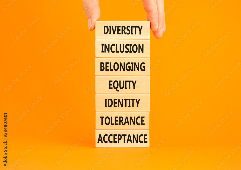 Diversity, inclusion symbol. Diversity belonging inclusion equity ...