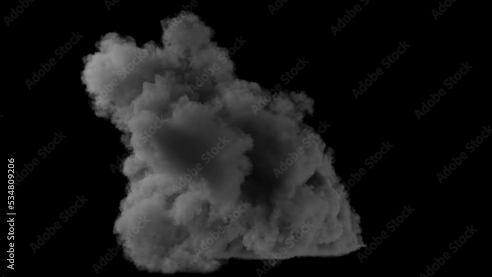 Smoke explosion, burst of smoke, blast of smoke, smoke burst Stock ...