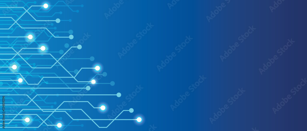 Geometric graphic connection vector blue background. Lines dots vector ...