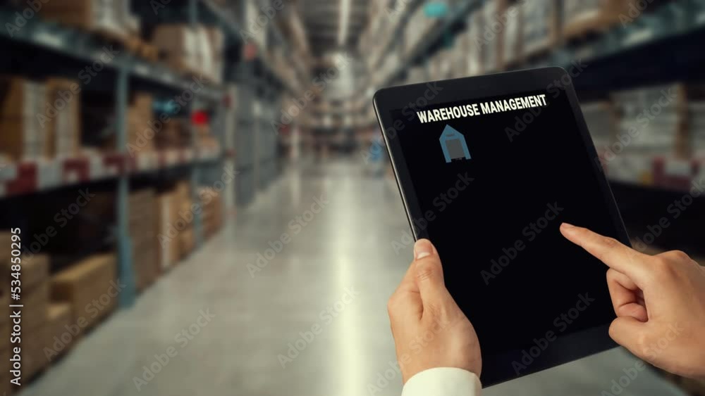 Warehouse management deft software in computer for real time monitoring ...