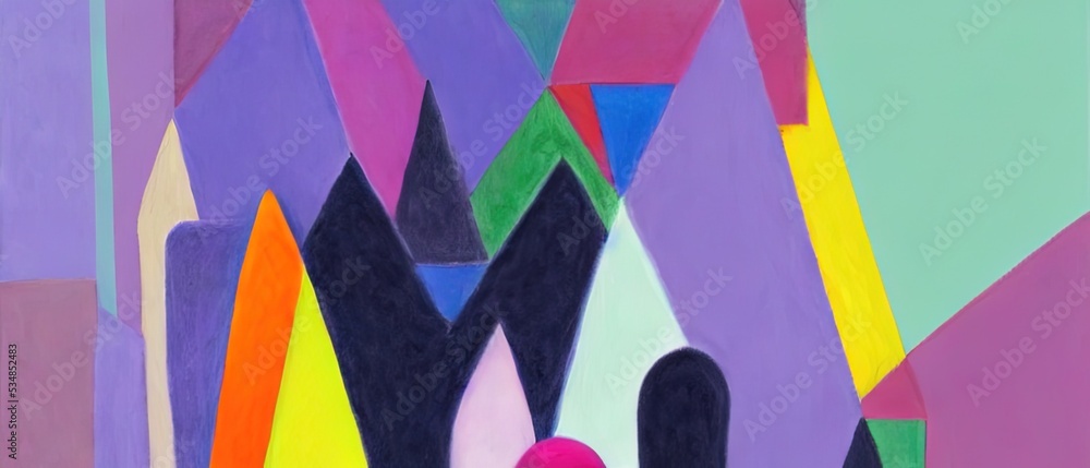 highly detailed background image with black color Scalene triangle ...