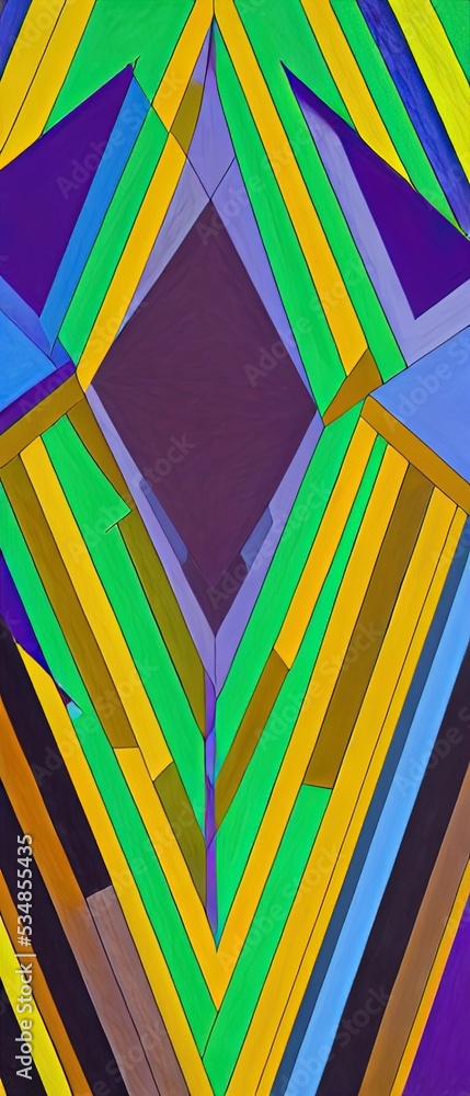 highly detailed background image Scalene triangle and Blue Rhombus Dark ...