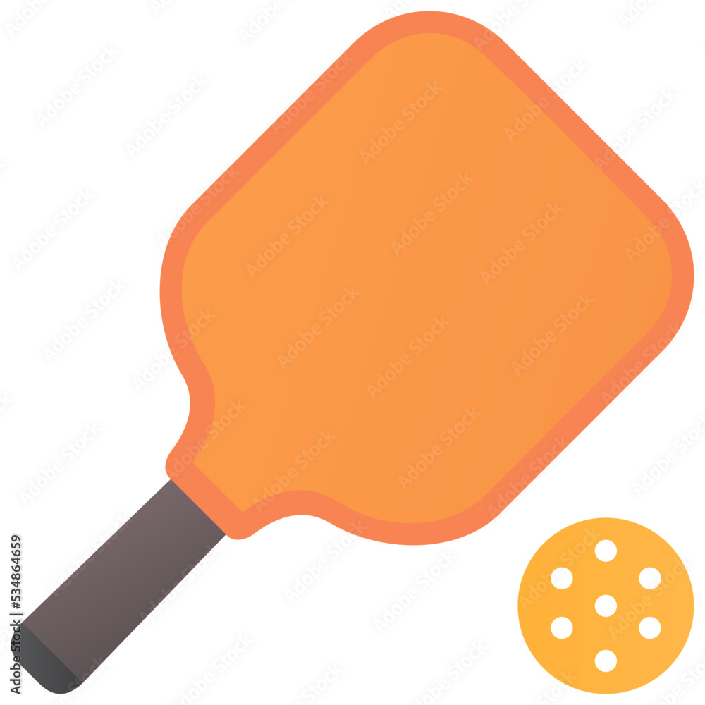 pickleball icon Stock Vector | Adobe Stock