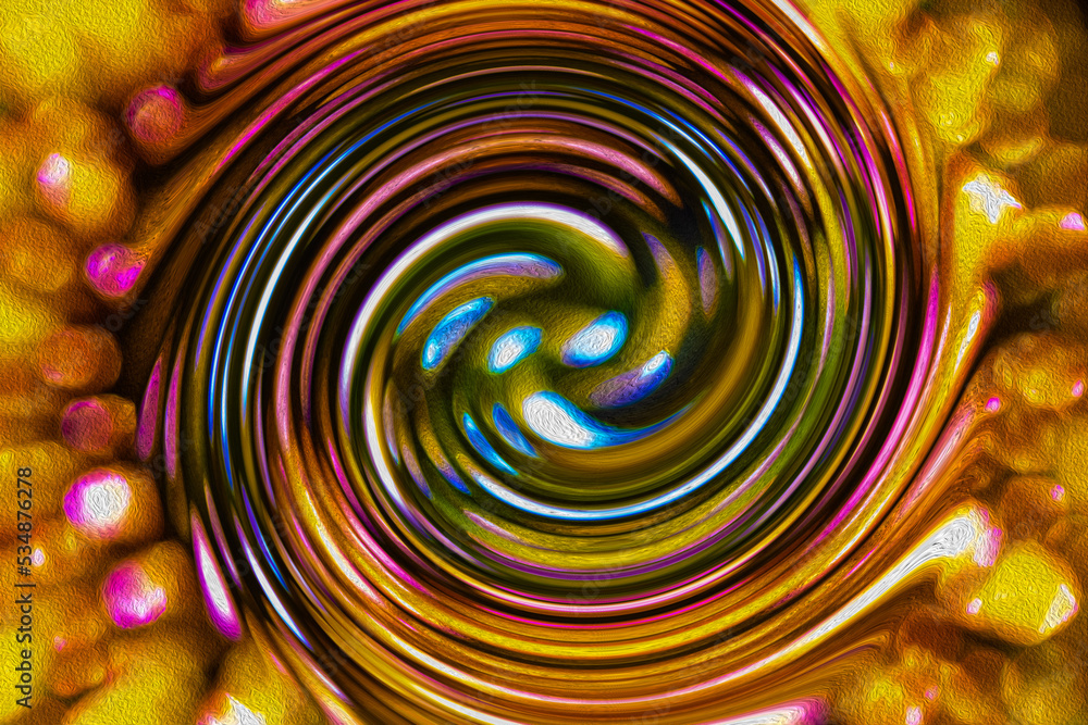 dizzy vortex colours mixing circular hypnotize swirl wallpaper Stock ...