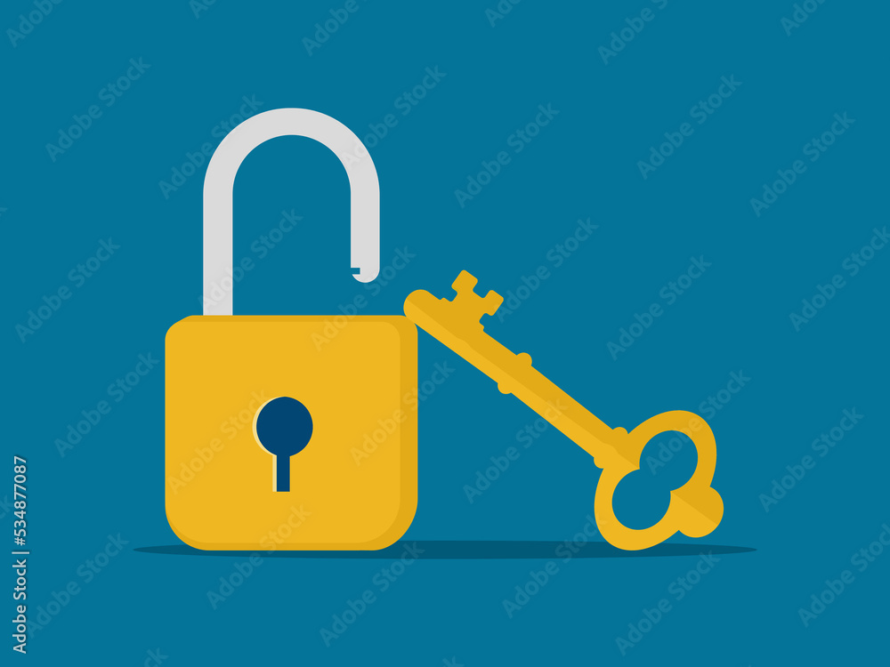 Key and Master icon. Unlock and key. safety concept vector illustration ...