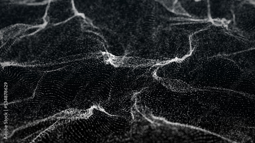 Abstract 4K shining glitter particles. On beatiful relaxing Background ...