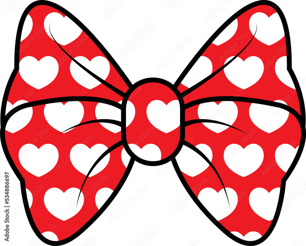 Minnie Bow Icon Stock Photo | Adobe Stock