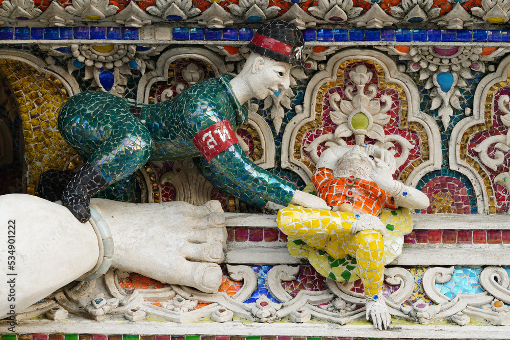 Wat Pariwat, Bangkok, Thailand for tourists to see and take pictures ...