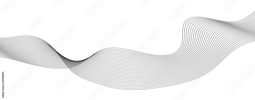 Abstract Wavy Background Thin Line Wavy Abstract Vector Background Curve Wave Seamless Pattern