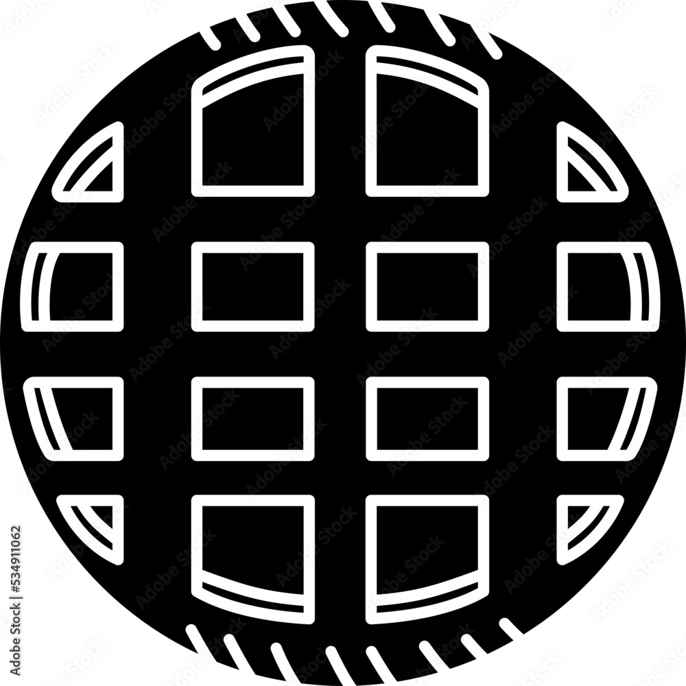 Waffle icon Stock Vector | Adobe Stock