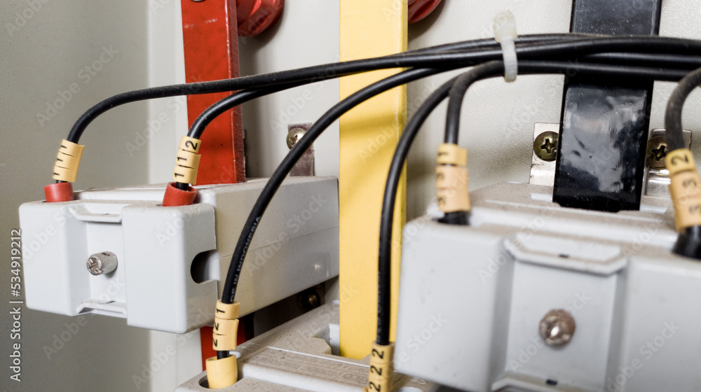 Current Transformer and cooper three phase power in circuit panel ...