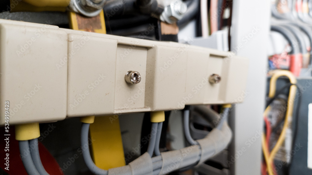 Current Transformer and cooper three phase power in circuit panel ...