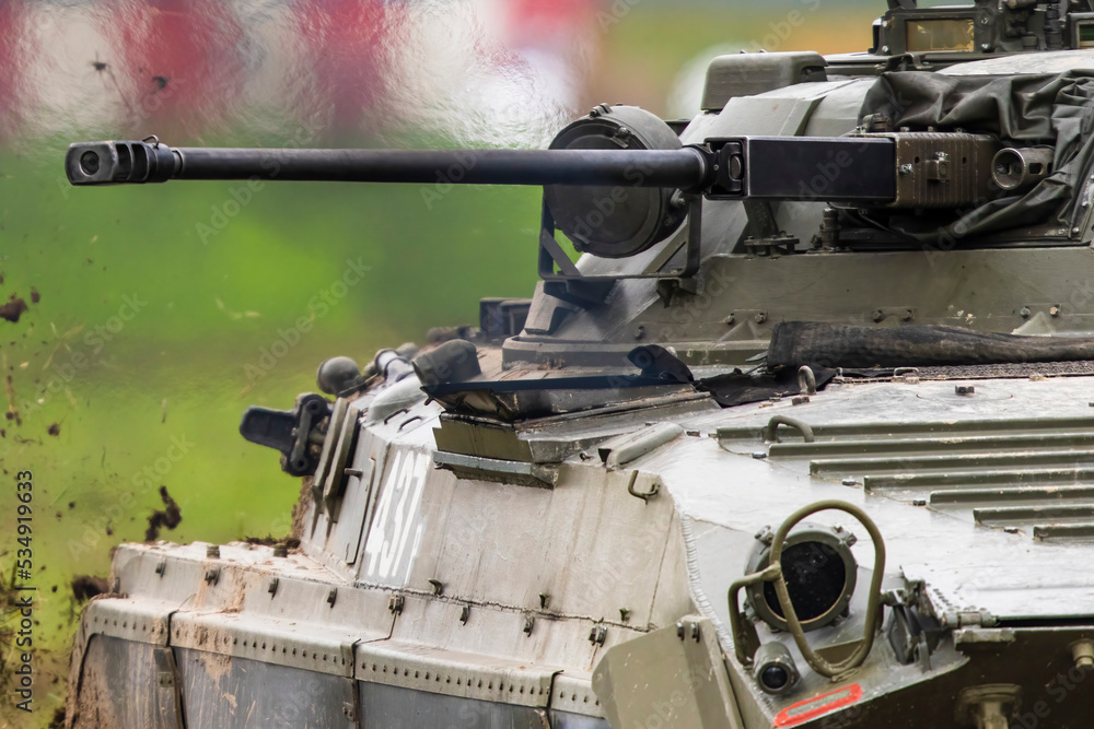 Ostrava Czech Republic 2022-09-15 The BMP-2 is an amphibious infantry ...