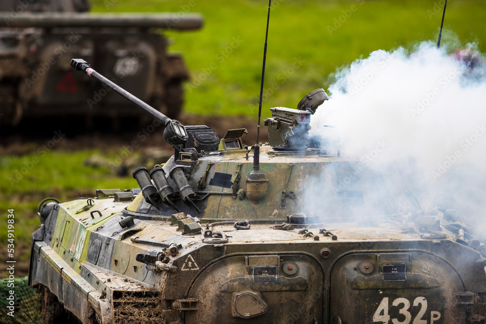 Fotka „Ostrava Czech Republic 2022-09-15 The BMP-2 is an amphibious ...