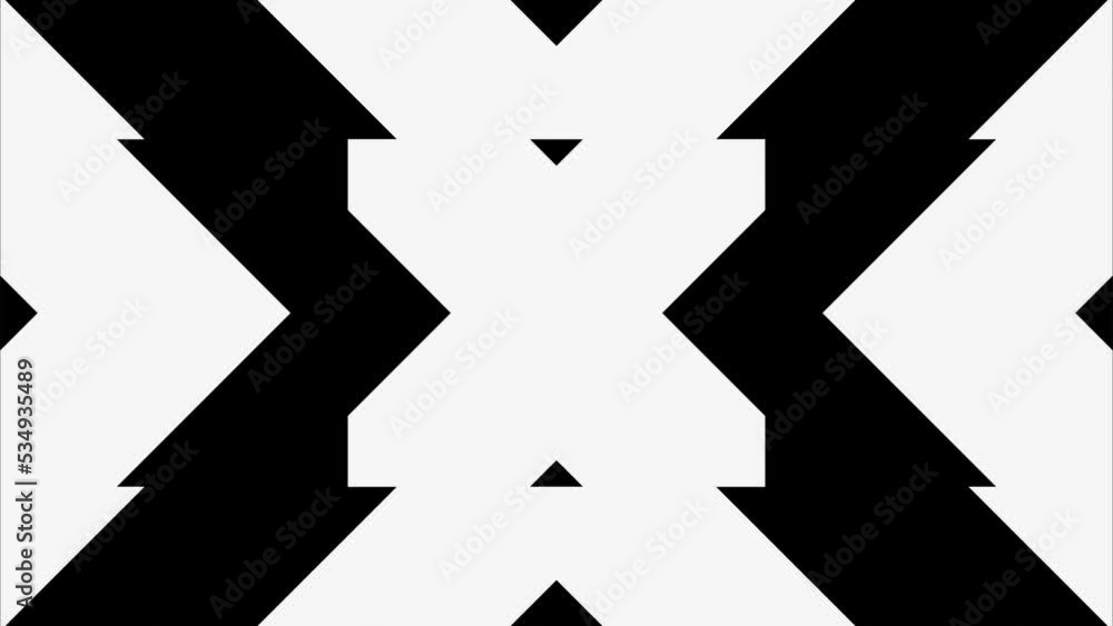 Animated abstract patterns. Looped graphic background of geometric ...