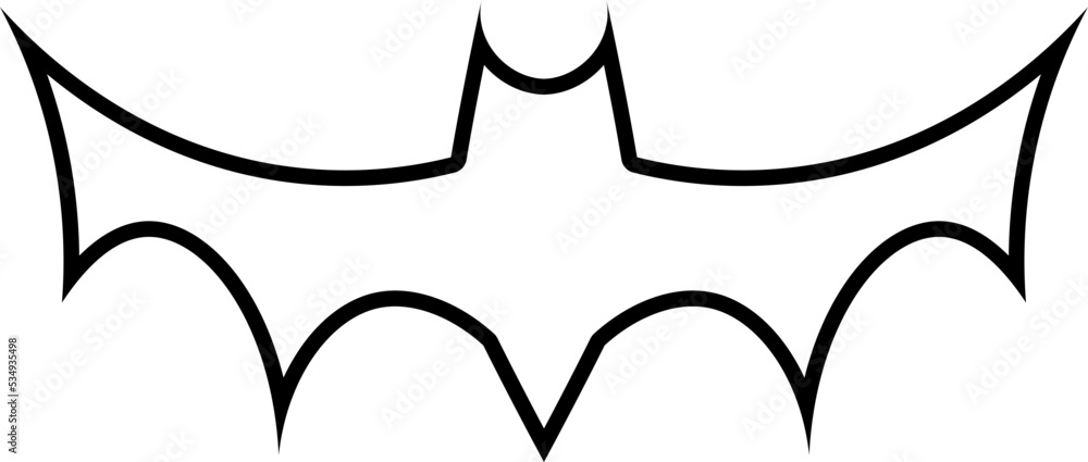 bat design illustration isolated on transparent background Stock Vector ...