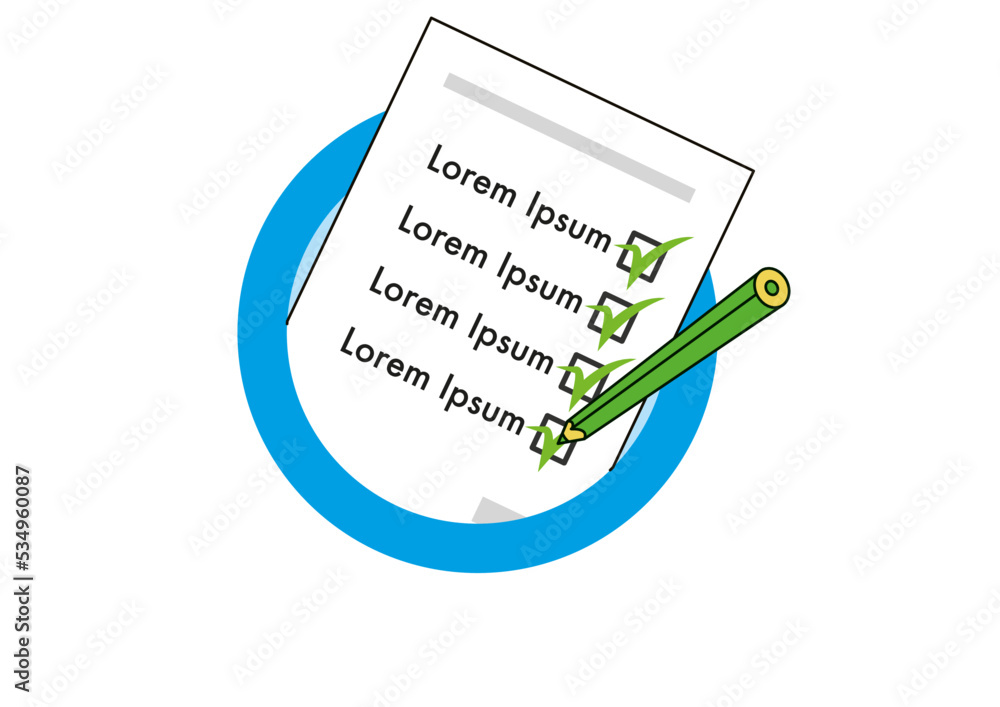 check list icon check list with check mark vector illustration icon ...