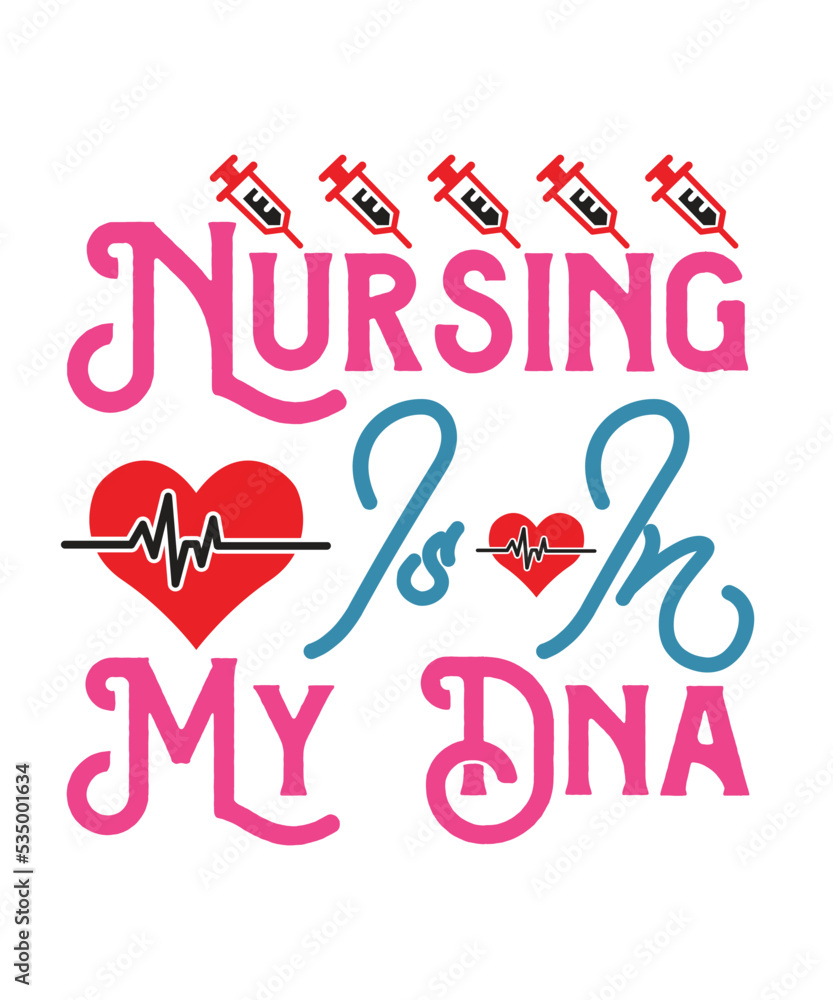 Vetor do Stock: Nurse Svg Design,Nurse Svg Bundle, Stethoscope Svg ...