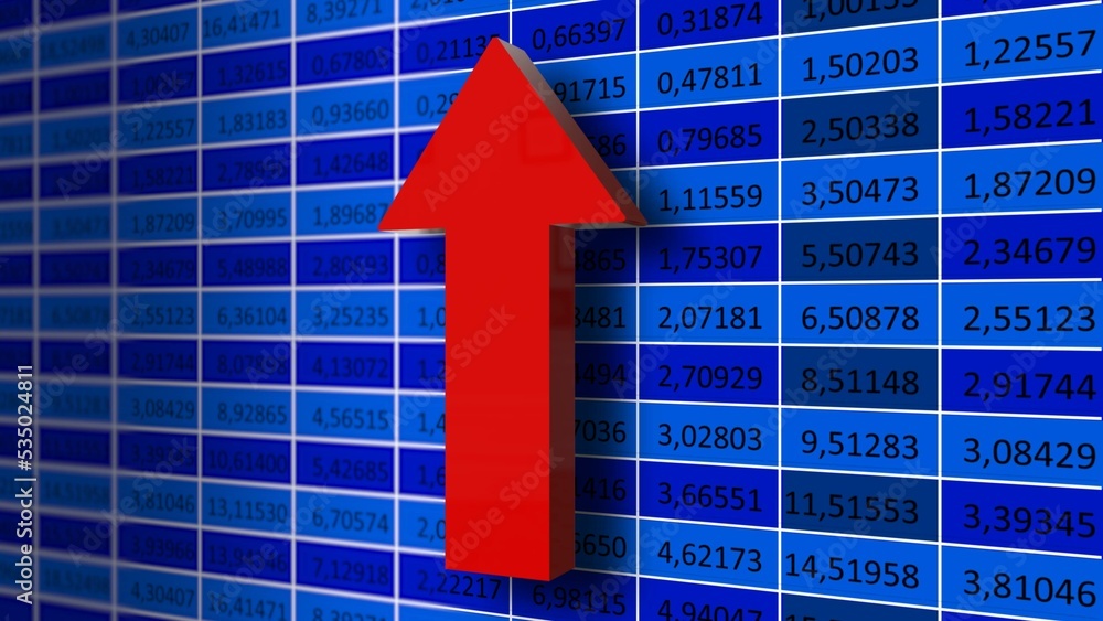 Stock exchange quotes background - stock market charts and market ...