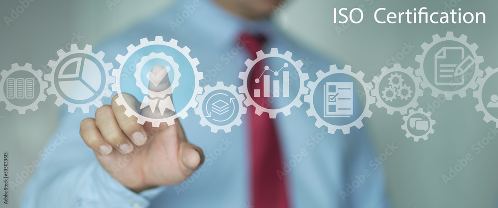 Standard quality control certification assurance concept, checkbox icon ...