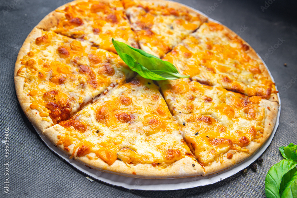 pizza cheese food fast cheesy dish healthy meal food snack on the table ...
